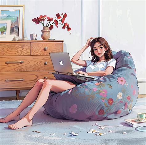 Download Ai Generated Woman Anime Royalty Free Stock Illustration