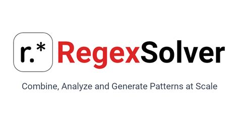 Regexsolver The Regular Expressions Manipulation Engine