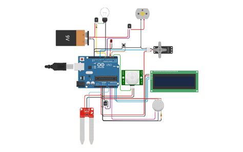 Circuit Design Умный дом Tinkercad