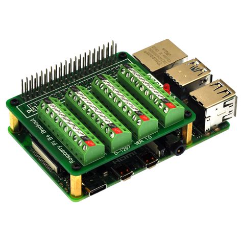 hcdc rpi gpio terminal block breakout board hat for raspberry pi