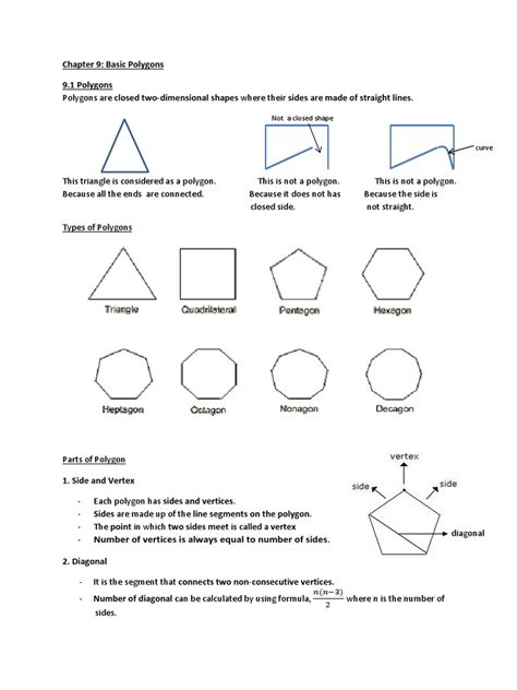 Chapter 9 Basic Polygons Pdf Polygon Vertex Geometry
