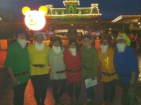 The 7 Dwarfs At Mickeys Not So Scary Halloween Party Best Costume That Night Disney