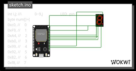 7segupcntfor Wokwi Esp32 Stm32 Arduino Simulator