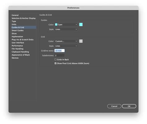Solved [q] Is The Grid And Gridline Every Setting In Illu Adobe Community 14107420