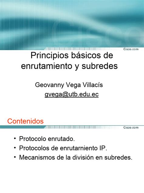 enrutamiento pdf enrutador computación protocolos de internet