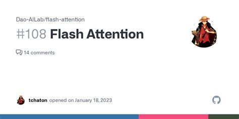 flash attention · issue 108 · dao ailab flash attention · github