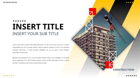 Construction Powerpoint Templates For Presentation