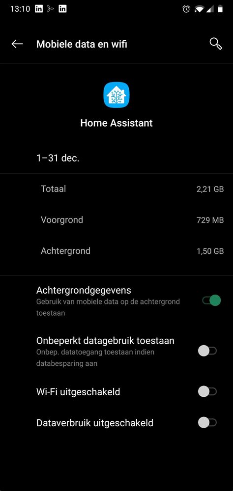 High Data Usage Home Assistant Companion For Android Home Assistant Community