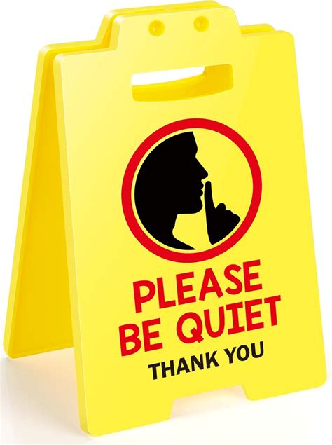 Mbl Office Be Quiet Sign Please Be Quiet Funny Desk Warning Caution Reminder Sign