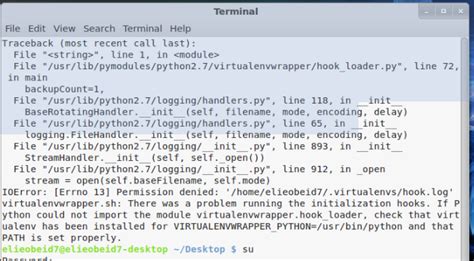 Python Is This A Linux Or A Virtualenv Error Stack Overflow