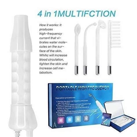 Massager Machine - LZ-006A Sdermatech Portable High Frequency Facial ...