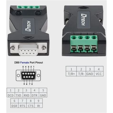 Adaptador Conversor Serial Dtech Rs232 Para Rs485 Novo No Shoptime