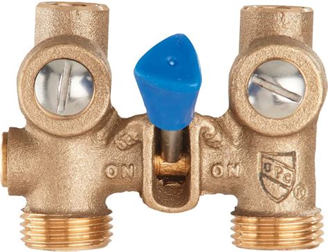 Kingston Brass 12 Sweat Inlet X 34 Hose Thread Dual Outlet Washing