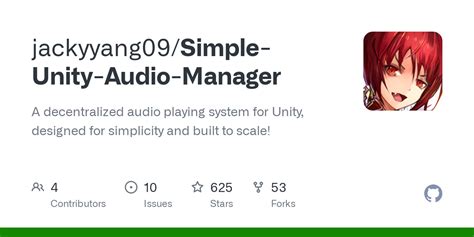 Releases Jackyyang Simple Unity Audio Manager GitHub