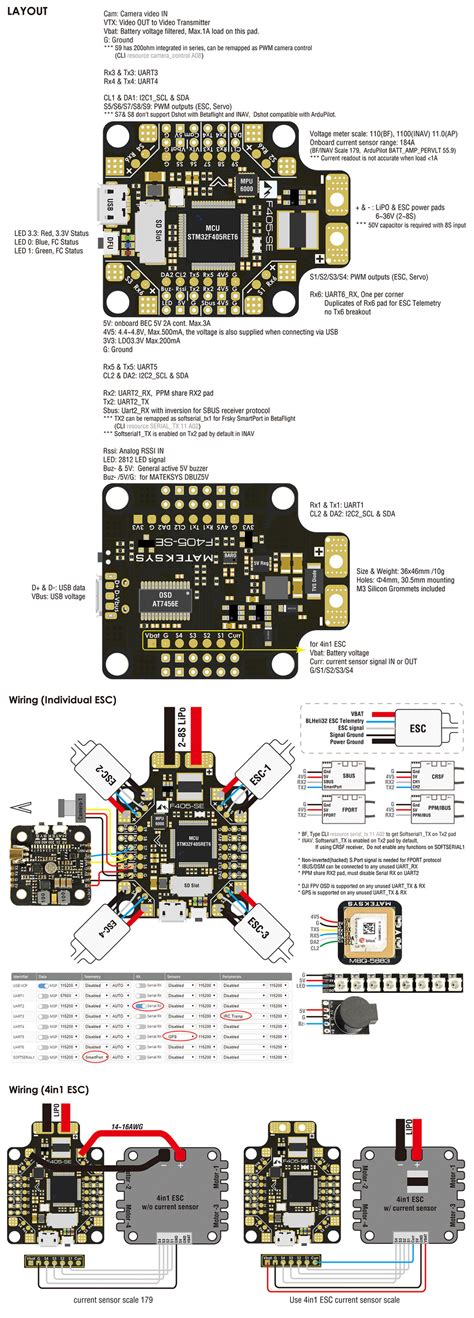 Matek F405 Se Flight Controller