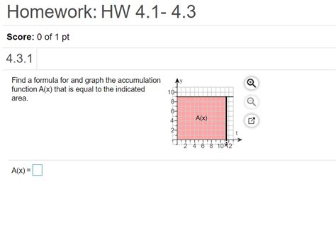 Solved Homework Hw 4 1 4 3 Score 0 Of 1 Pt 4 3 1 Ay Find