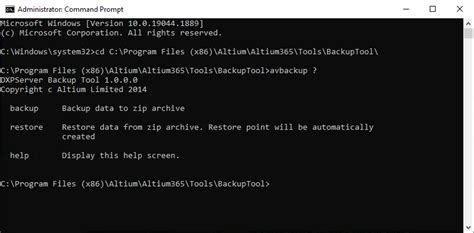 Backing Up And Restoring Your Installation Altium On Prem Enterprise Server 7 1 Technical