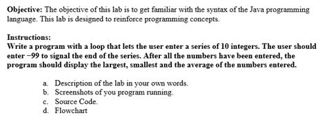 Solved Objective The Objective Of This Lab Is To Get