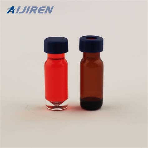 9mm Amber Glass Screw Thread Hplc Vial For Shimadzu Aijiren Vials For Hplc Gc