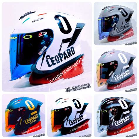Js Armor Helmet Handsome Leopard Package Shopee Malaysia