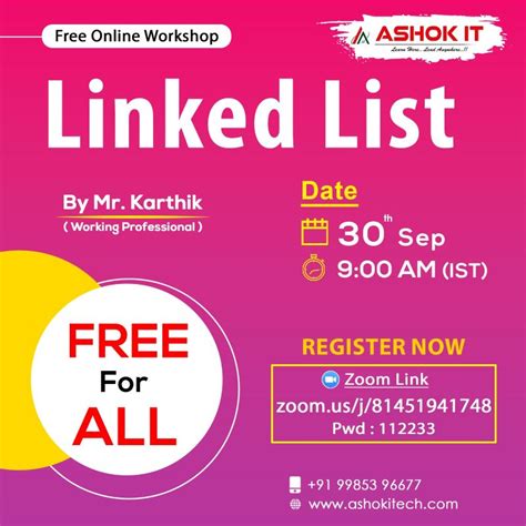 Ashok It On Linkedin Linkedlist Datastructure Code Coding