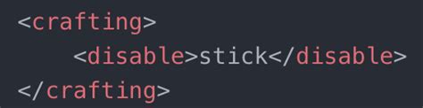 you can t disable crafting certain items · issue 86 · pgmdev pgm · github