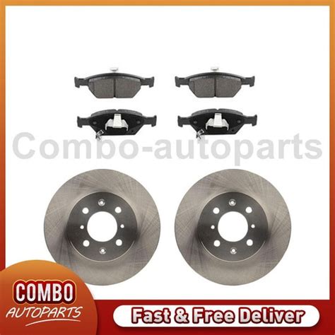 Front Disc Rotors Ceramic Brake Pads For 2010 2011 2012 2013 2014 Honda