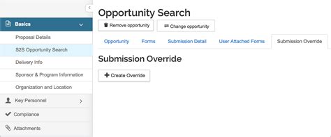 S2s Submission Override Kuali Research