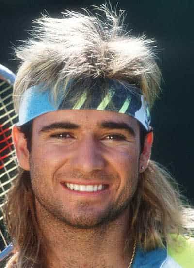 The Facts About Andre Agassi Mullet Hair Coolmenshair