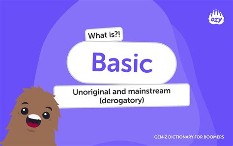 What Does Definition Of Basic Mean Meaning Definition Gen Z Slang Dictionary
