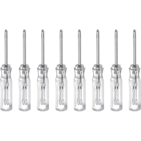Cerpxff 8pcs Ph0 Mini Phillips Screwdriver 15mm Magnetic Cross Head