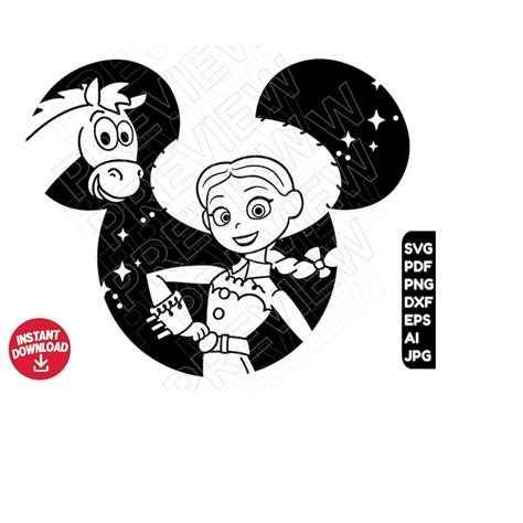Jessie SVG Png Clipart Toy Story SVG Vacay Mode Cut Fi Inspire Uplift