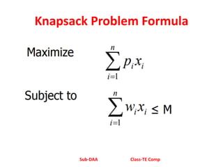 Final Ppts Daa Unit Iii Greedy Method Pdf