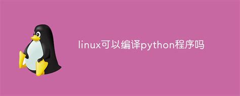 Linux可以编译python程序吗 美云