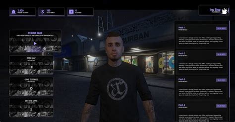 IZZY SHOP Pause Menu Free [esx / qb] - FiveM Releases - Cfx.re Community