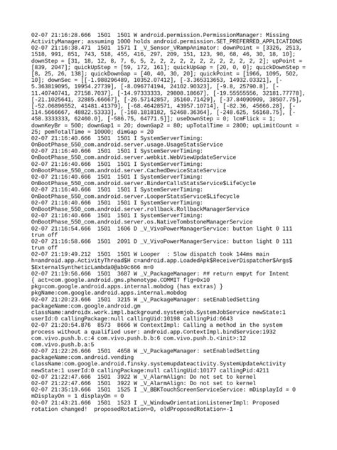 android system log data monitoring pdf information technology