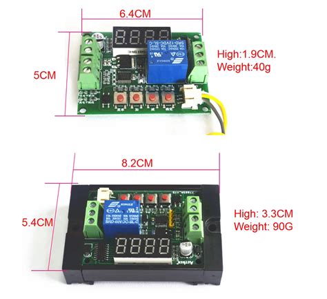 Dc V V Multifunkciós Digitális Késleltetés Relay Trigger Cycle Timer Smart Switch Bouts