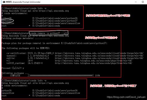 Anaconda 管理多个版本的python环境conda Create N Py37 Python37 Csdn博客