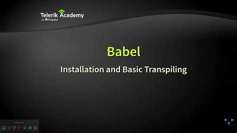 JavaScript Transpilers And Babel YouTube