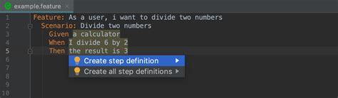 Webstorm Not Recognise Step Definitions Using Parameters Type Not
