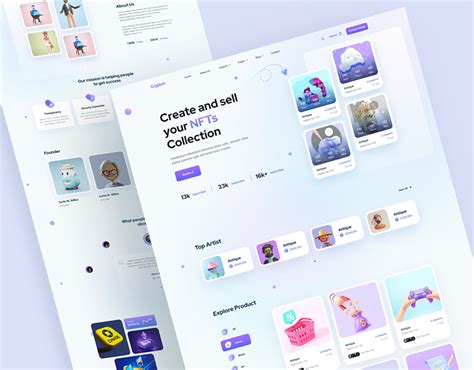 NFT Website Ui Ux Behance NFT Website Ui Ux Behance