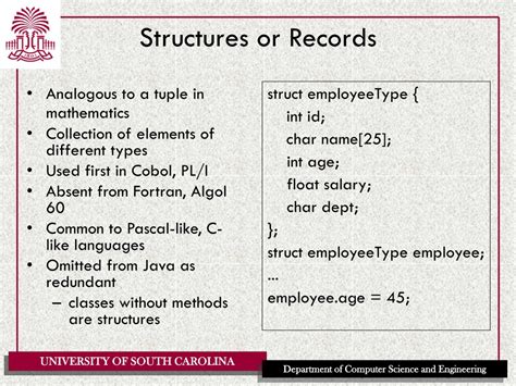Ppt Csce 330 Programming Language Structures Chapter 5 Types
