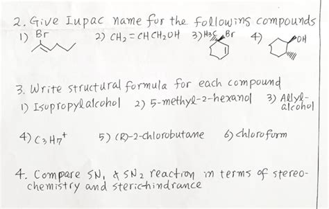 Give Iupac name for the followins | Chegg.com