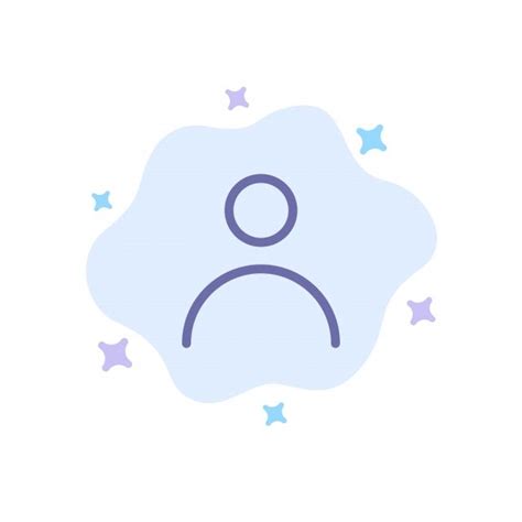 Personal Personalization Profile User Blue Icon On Abstract Background