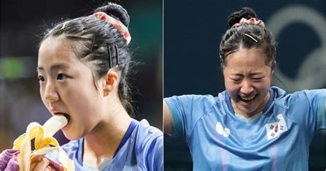 바나나 먹방 신유빈 바나나맛우유 모델됐다 1억원 기부까지 ‘감동