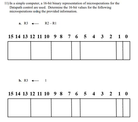 Solved 11 In A Simple Computer A 16 Bit Binary