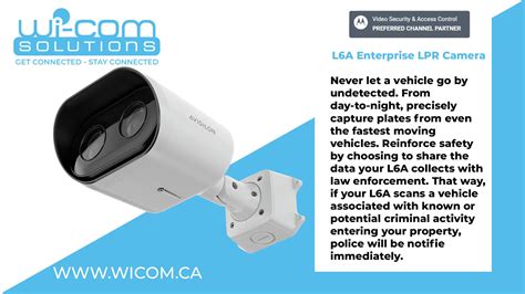 Avigilon L6a Enterprise Lpr Camera Wi Com Solutions Inc