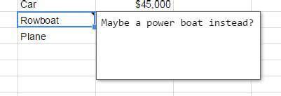 Google Sheets Comment Vs Note And How To Use Them