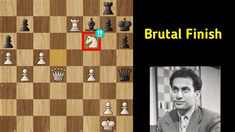 Brutal Finish Mikhail Tal Vs Oll Lembit Chess Tips Tricks