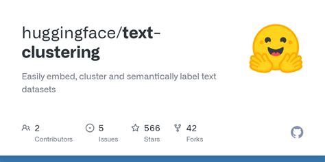 Github Huggingfacetext Clustering Easily Embed Cluster And